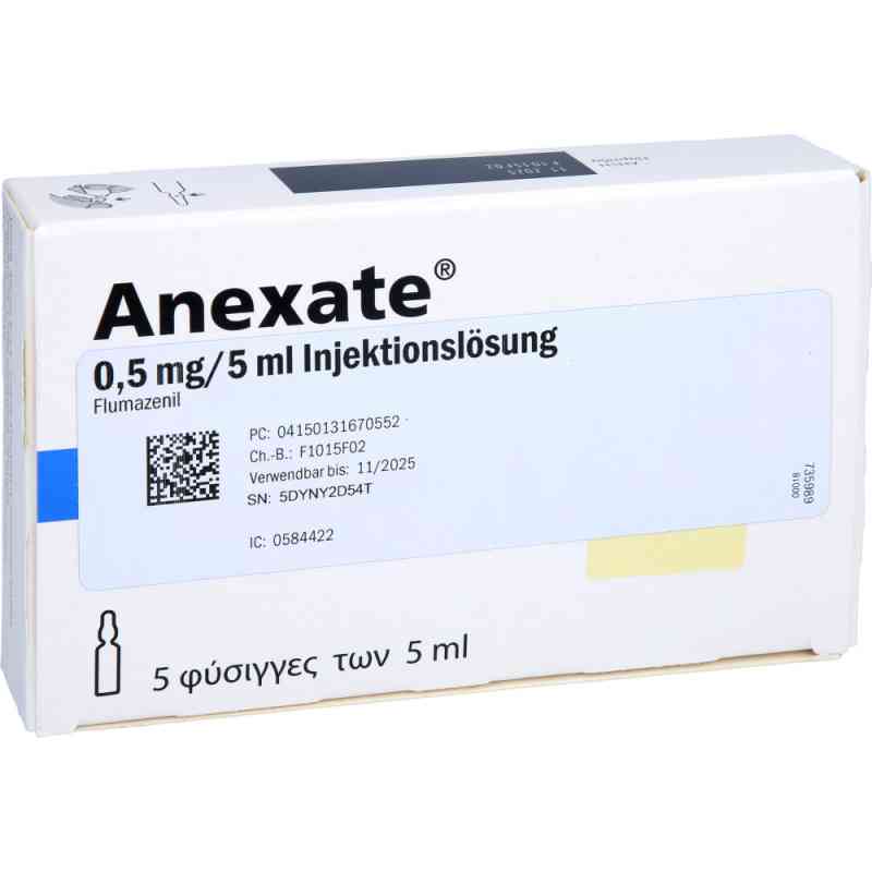 Anexate 0,5 Injektionslösung 5X5 ml online kaufen