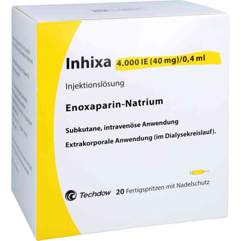 Inhixa 4.000 I.e. 40 mg/0,4 ml iniecto lsg.i.e.f.-sp. 20 stk