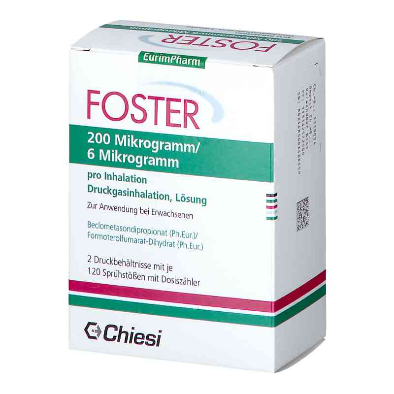 Foster 200/6 [my]g 120 Hub Dosieraerosol 2 stk