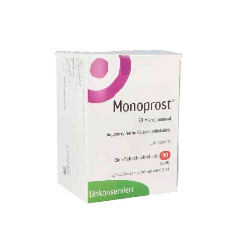 Monoprost 50 Mikrogramm/ml Augentropfen in Einzeldosen 90X0.2 ml