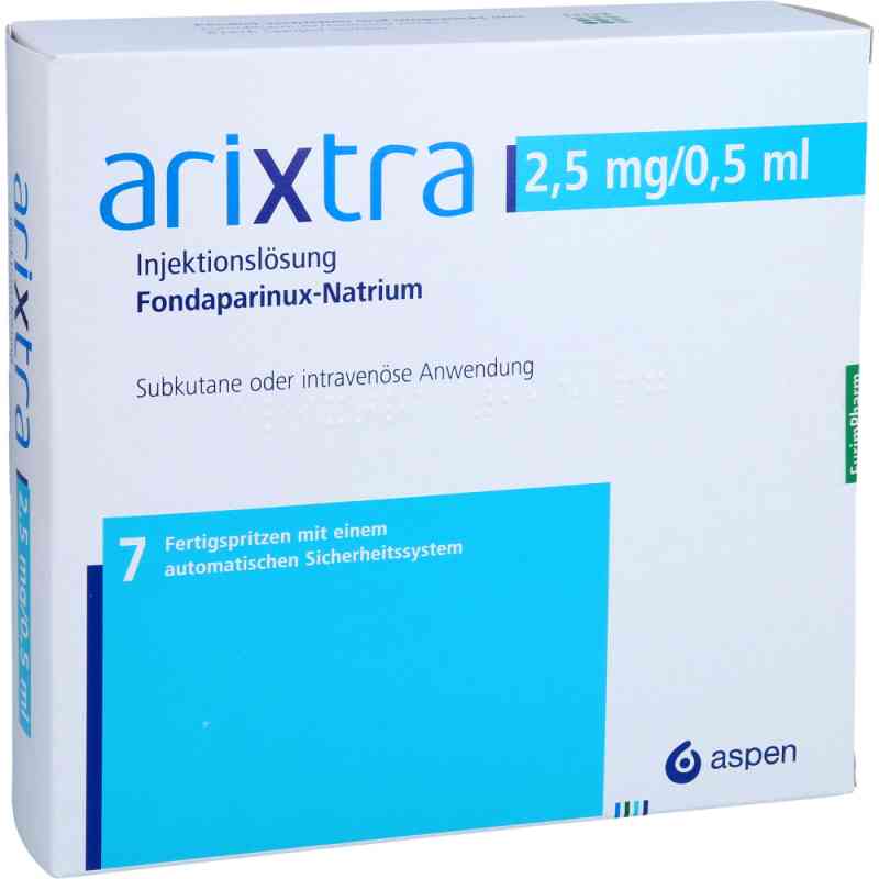 Arixtra 2,5 mg/0,5 ml iniecto -lsg.i.e.fertigspritze 7X0.5 ml