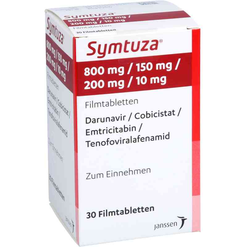 Symtuza 800 mg/150 mg/200 mg/10 mg Filmtabletten 30 stk