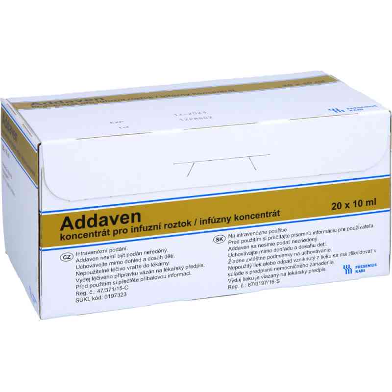 Addaven Konzentrat zur, zum Herst.e.Infusionslösung 20X10 ml