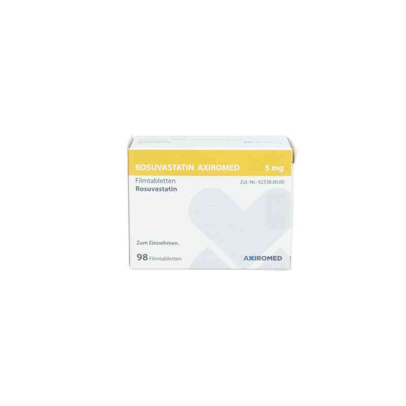 Rosuvastatin Axiromed 5 mg Filmtabletten 98 stk