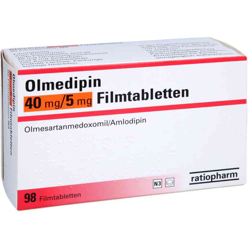Olmedipin 40 mg/5 mg Filmtabletten 98 stk online kaufen