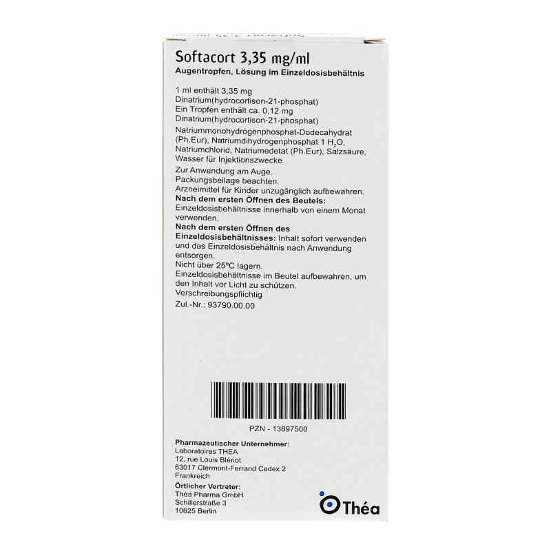 Softacort 3,35 mg/ml Augentropfen Einzeldosisbeh. 30X0.4 ml