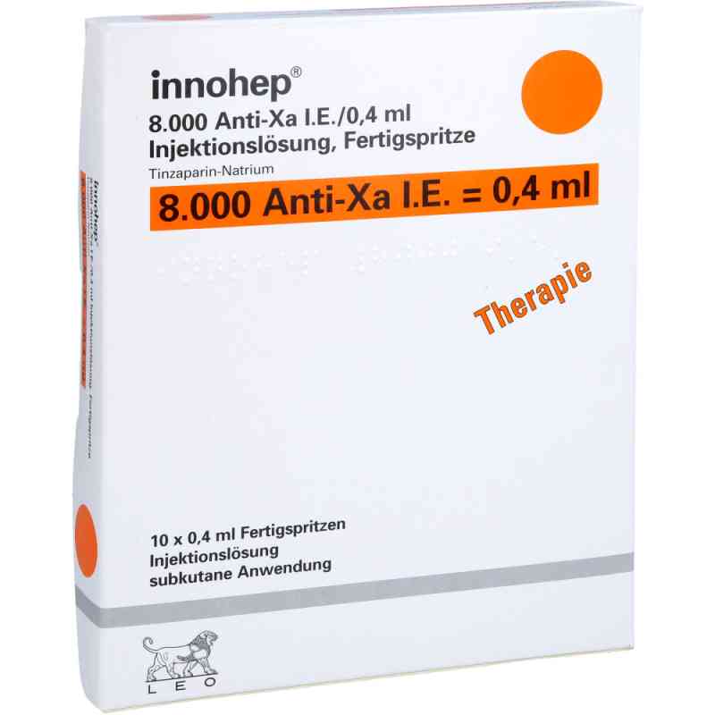 Innohep 8.000 Anti-xa I.e./0,4ml Fertigspritzen 10 stk