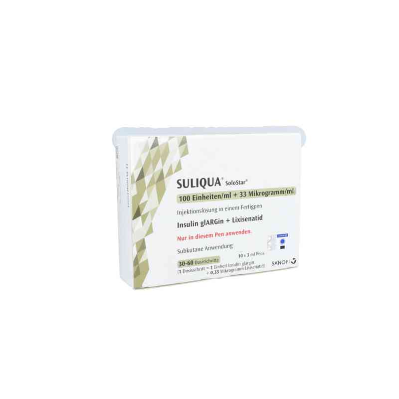Suliqua 100 E/ml + 33 [my]g/ml Solostar iniecto -lsg. 10X3 ml