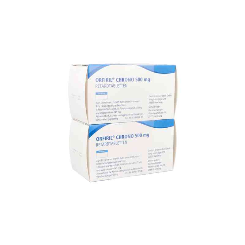 Orfiril chrono 500 mg Retardtabletten 2X100 stk