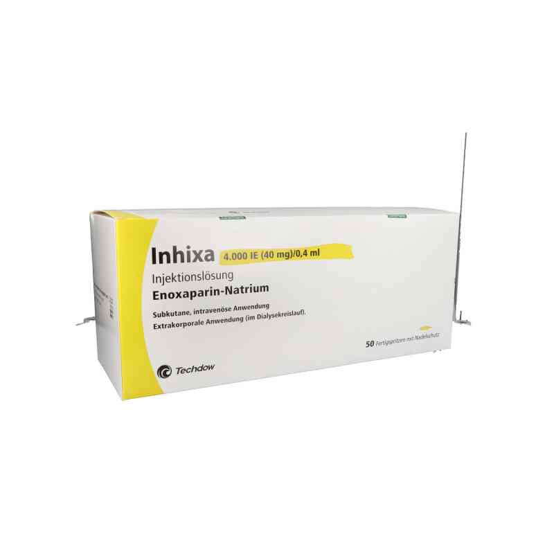 Inhixa 4.000 I.e. 40 mg/0,4 ml iniecto lsg.i.e.f.-spr. 50 stk