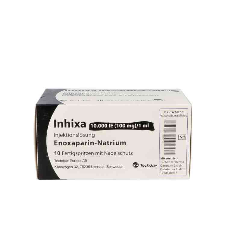Inhixa 10.000 I.e. 100 mg/1 ml iniecto lsg.i.e.f.-spr. 10 stk