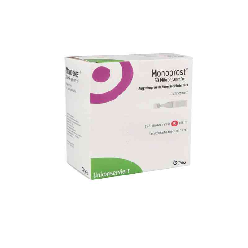 Monoprost 50 Mikrogramm/ml Augentropfen in Einzeldosen 90X0.2 ml