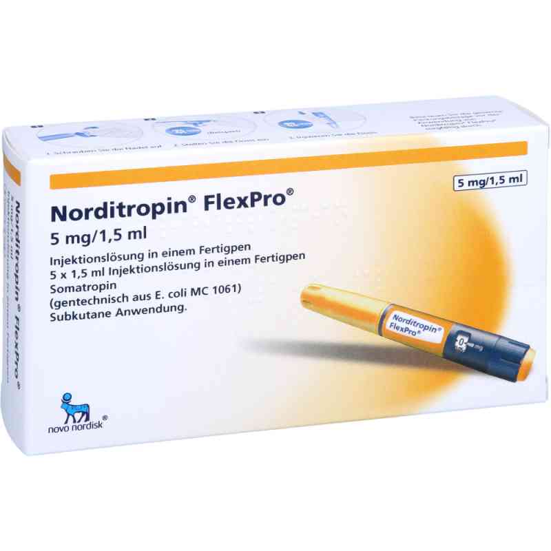 Norditropin Flexpro 5 mg/1,5 ml iniecto -lsg.i.e.f.pen 5X1.5 ml