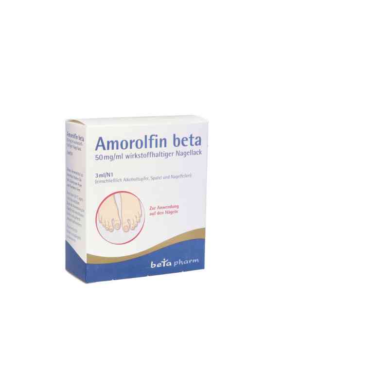 Amorolfin beta 50 mg/ml wirkstoffhalt.Nagellack 3 ml