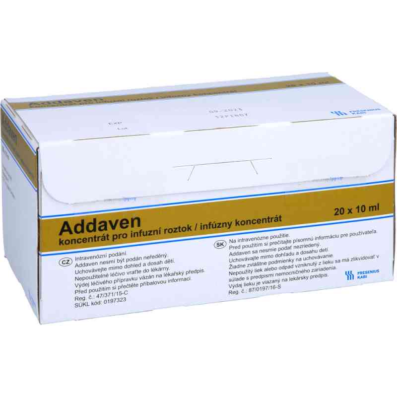 Addaven Konzentrat zur, zum Herst.e.Infusionslösung 20X10 ml