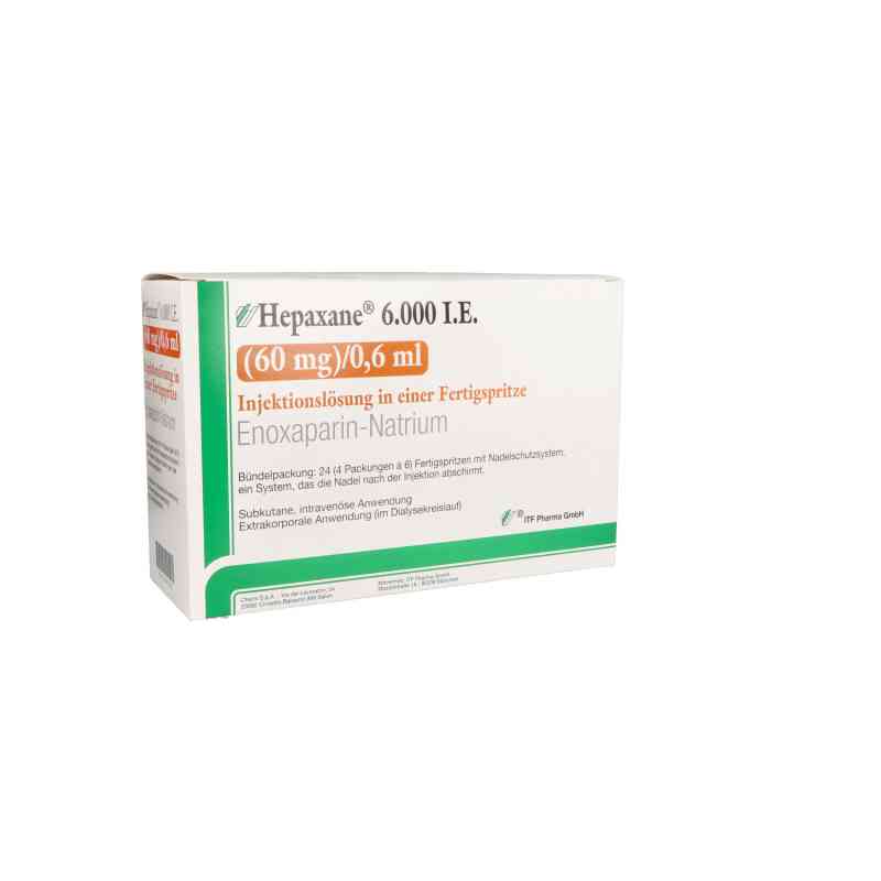 Hepaxane 6.000 I.e. 60 mg/0,6 ml iniecto -lsg.f-spr. 24 stk