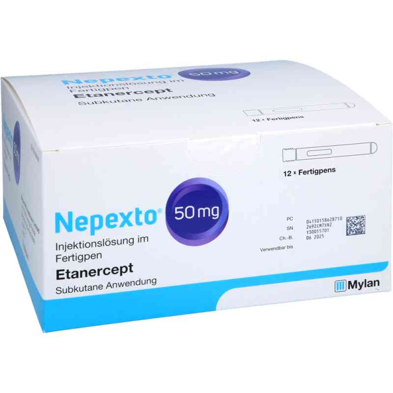 Nepexto 50 mg Injektionslösung im Fertigpen 12 stk
