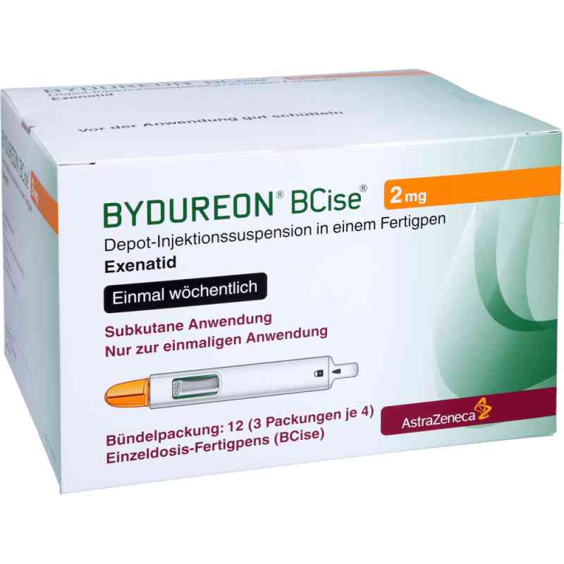 Bydureon 2 mg Depot-injekt.sus.i.e.fertigpen Bcise 3X4 stk