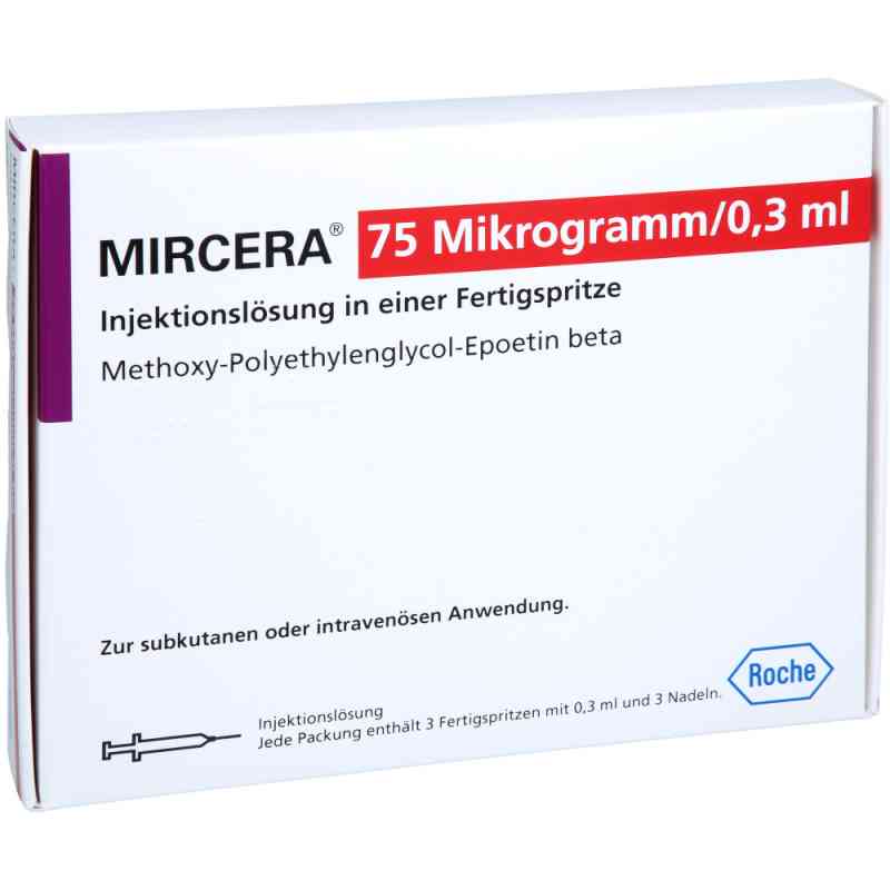 Mircera 75 Mikrogramm/0,3 ml iniecto -lsg.i.e.fert.-s. 3 stk