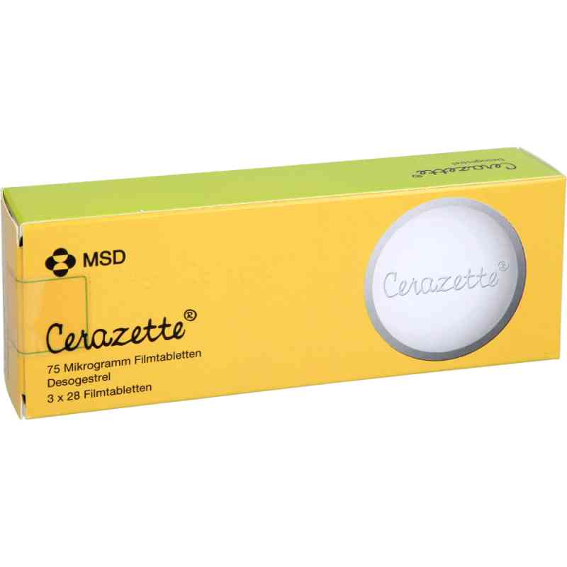 Cerazette 75 Mikrogramm Filmtabletten 3X28 stk