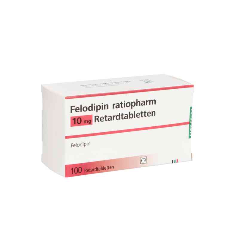 Felodipin-ratiopharm 10 mg Retardtabletten 100 stk