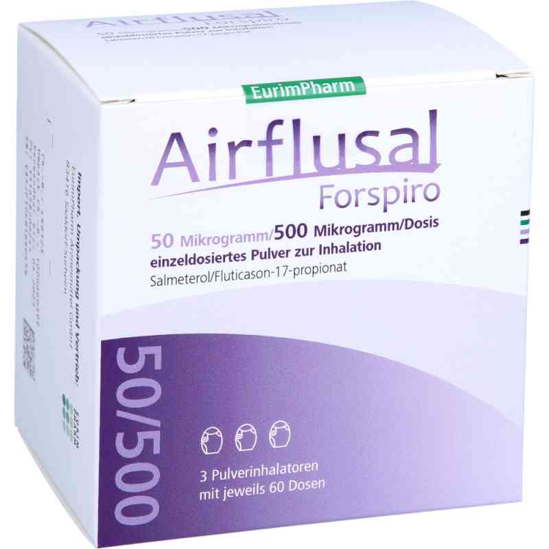Airflusal Forspiro 50/500 [my]g/dosis 60 Hub Inh.- 3 stk