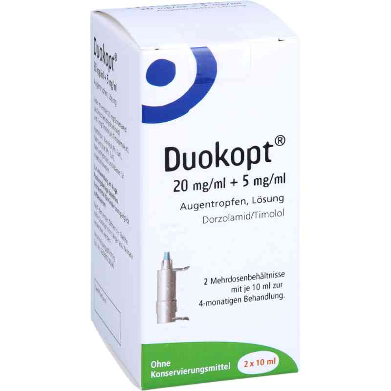 Duokopt 20 Mg/ml + 5 Mg/ml Augentropfen 2X10 ml