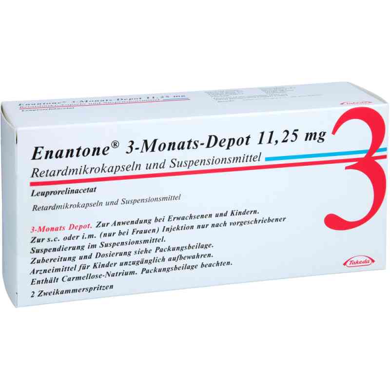 Enantone 11,25 Mg 3-monats-depot Zweikammerspr.rms 2 stk