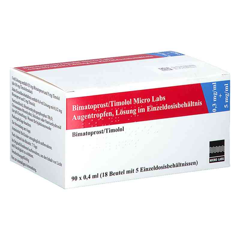 Bimatoprost/timolol Micro Labs 0,3+5 Mg/ml Atr Edb 90X0.4 ml