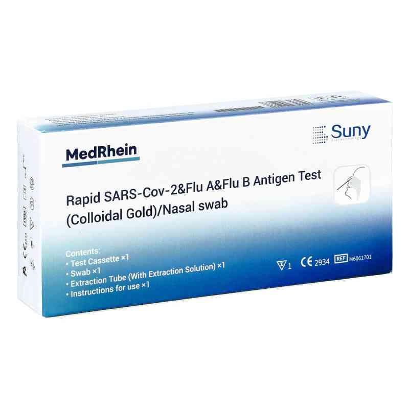 Rapid Antigen Schnelltest für SARS-CoV-2 und Influenza A und Influenza B