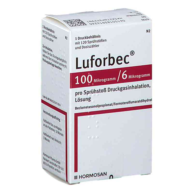 Luforbec 100 Μg/6 Μg 120 Hub Dosieraerosol 1 stk