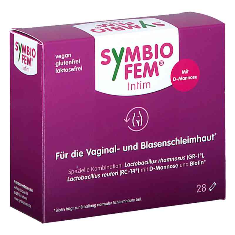 Symbiofem Intim Milchsäurebakterien Mit D-mannose 28 stk