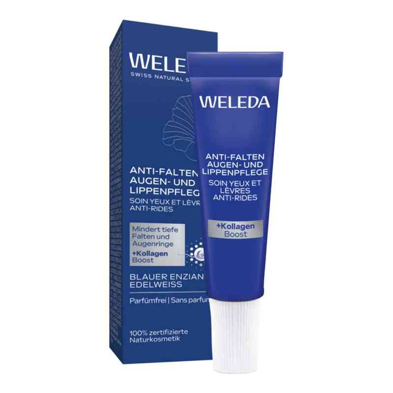 Weleda Anti-Falten Augen- und Lippenpflege Blauer Enzian & Edelweiss 10 ml