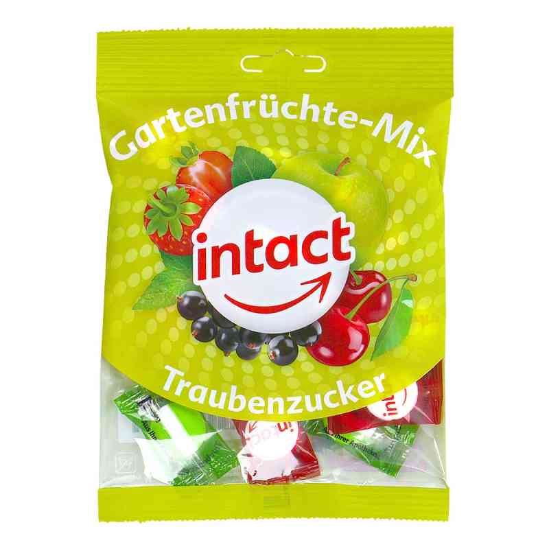 Intact Traubenzucker Beutel Gartenfrüchte-mix 75 g