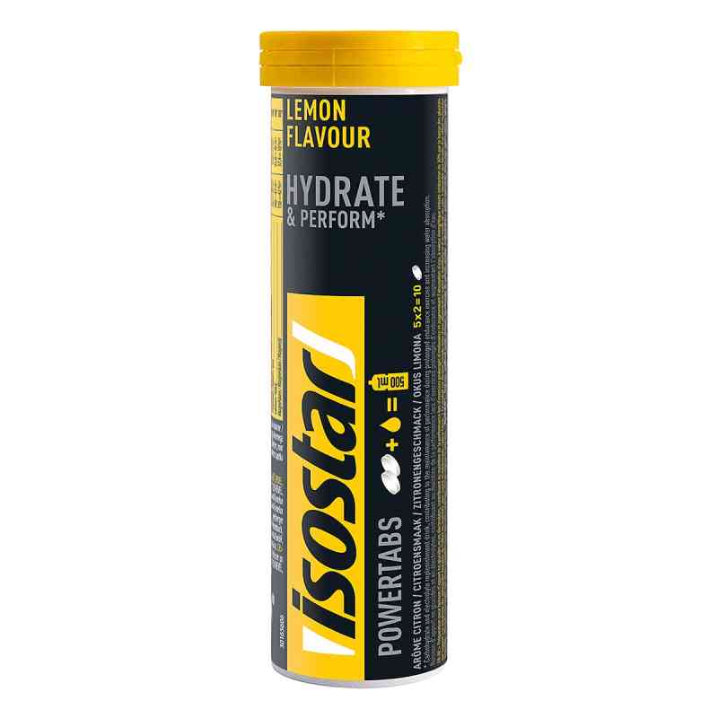 Isostar Powertabs Fast Hydration Lemon Brausetabletten 120 g