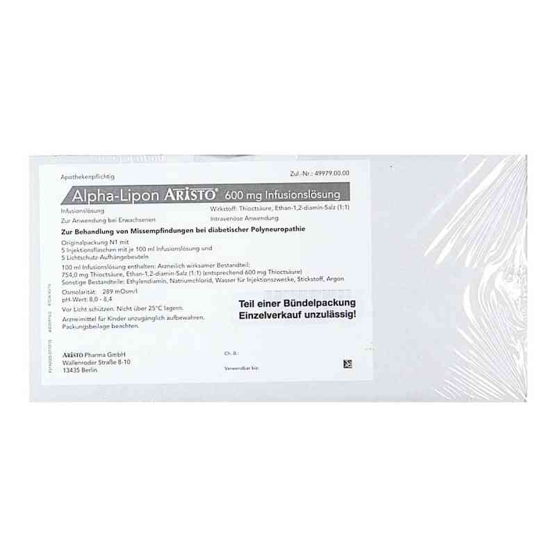 Alpha Lipon Aristo 600 mg Infusionslösung 10X100 ml