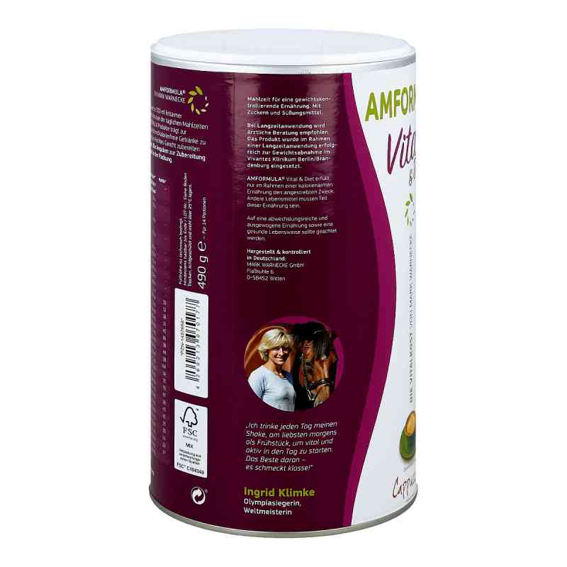 Amformula Diet Cappuccino Pulver 490 g online kaufen