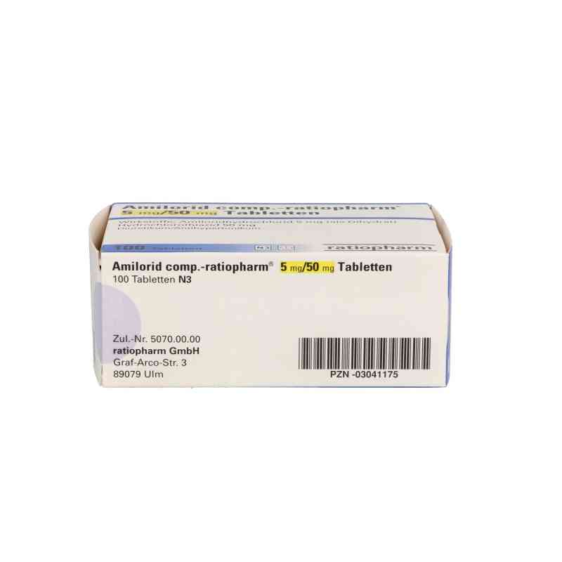 Amilorid comp.-ratiopharm 5mg/50mg 100 stk günstig bei apo.com