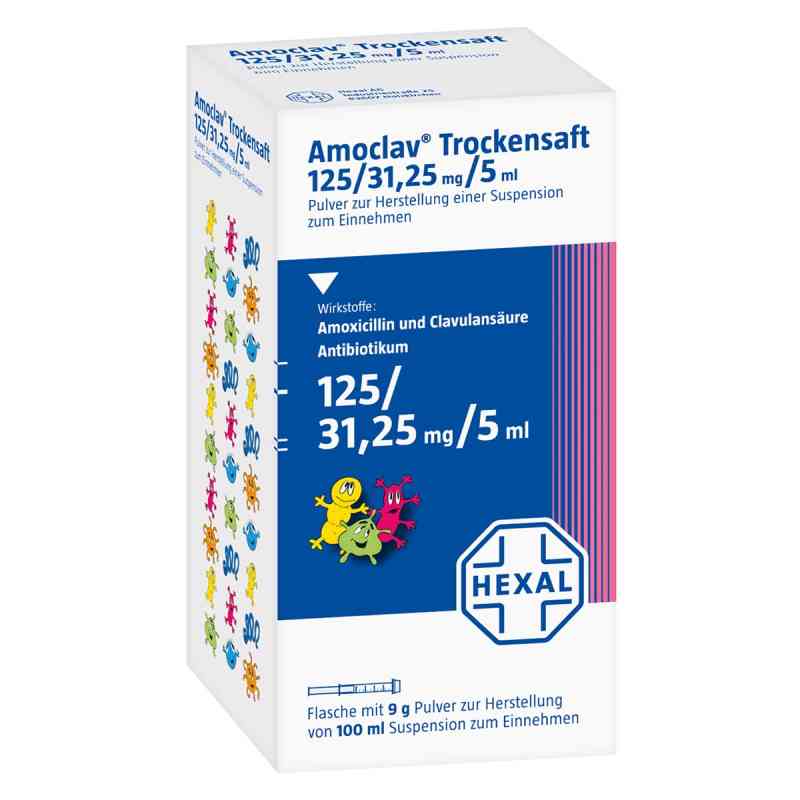 Amoclav 125mg+31,25mg/5ml 100 ml online kaufen