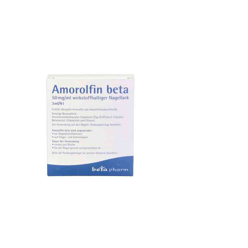Amorolfin beta 50 mg/ml wirkstoffhalt.Nagellack 3 ml