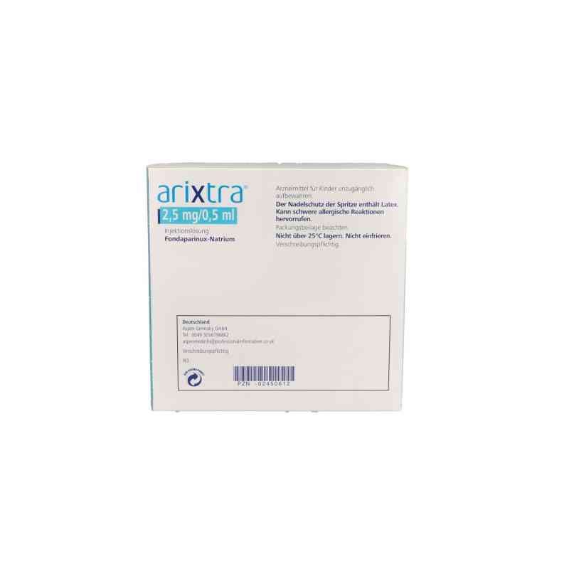 Arixtra 2,5 mg/0,5 ml iniecto -lsg.i.e.fertigspritze 20X0.5 ml
