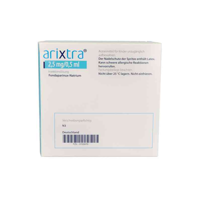 Arixtra 2,5 mg/0,5 ml iniecto -lsg.i.e.fertigspritze 20X0.5 ml
