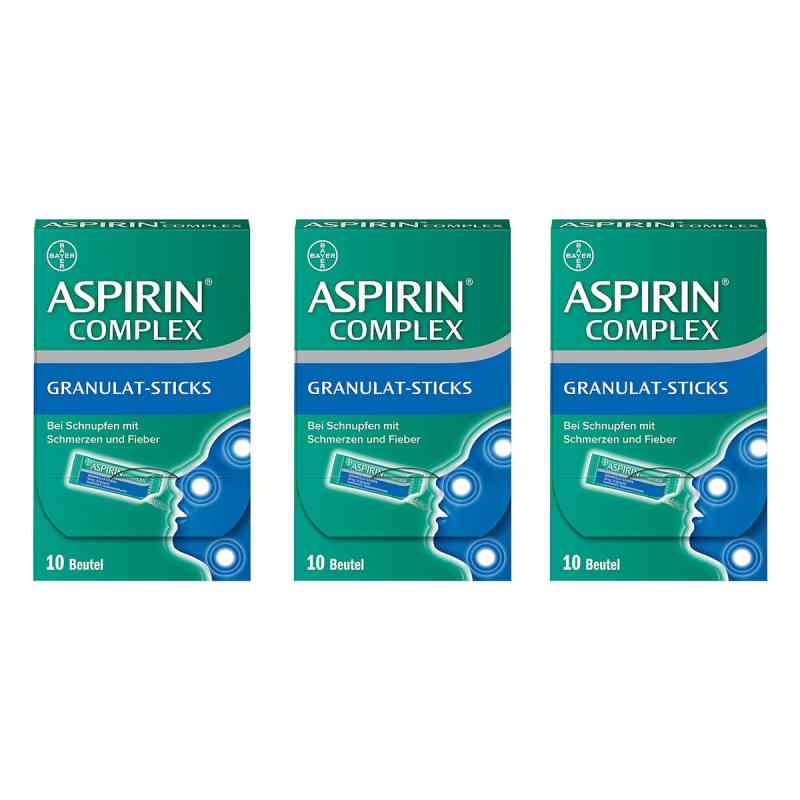 Aspirin Complex Granulat-Sticks 500mg/30 mg 3x10 stk
