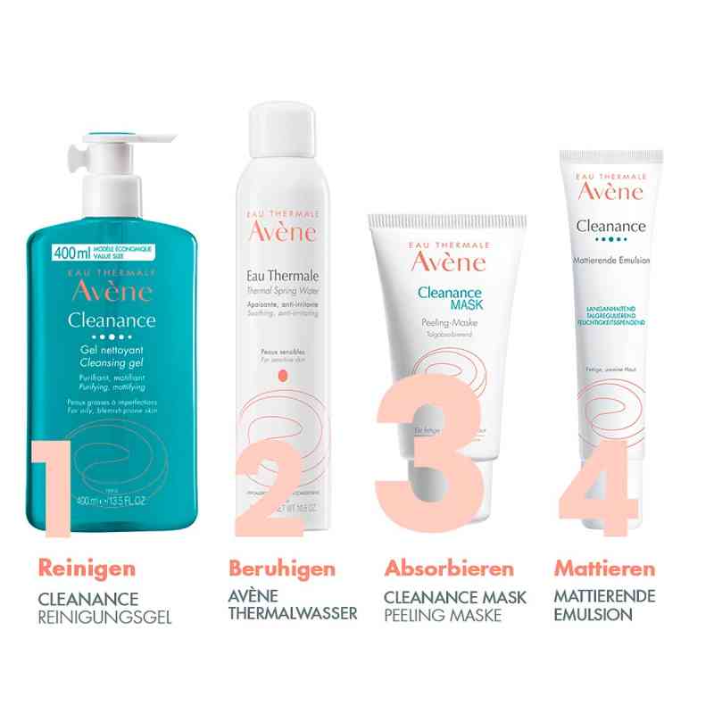 Avene Cleanance Mask Peeling Maske Nat.zellulose 50 ml