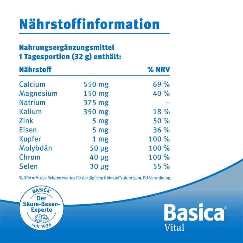 Basica Vital Pulver 800 g online kaufen günstig bei apo.com