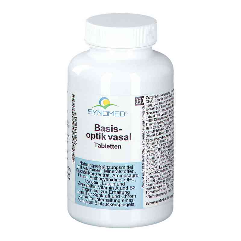 Basis Optik vasal Tabletten 360 stk online kaufen