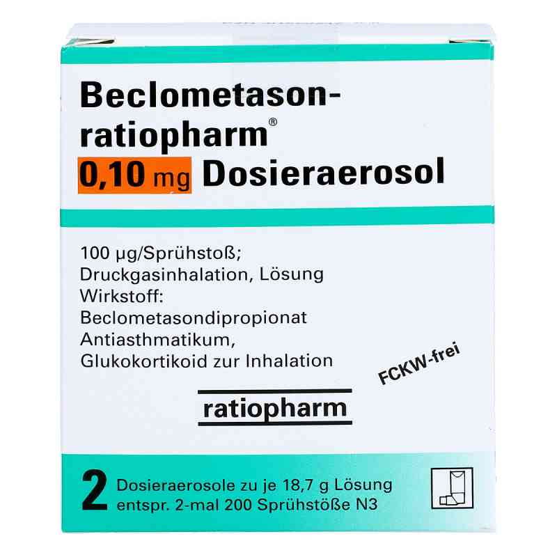 Beclometason-ratiopharm 0,10mg 2 stk online kaufen