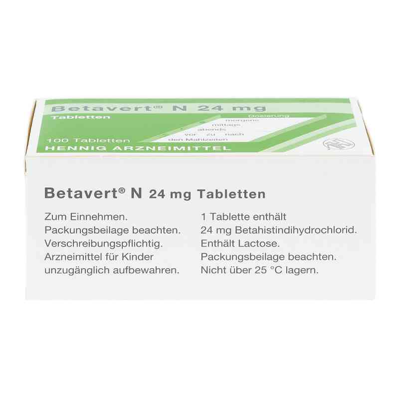 Betavert N 24 mg Tabletten 100 stk online kaufen