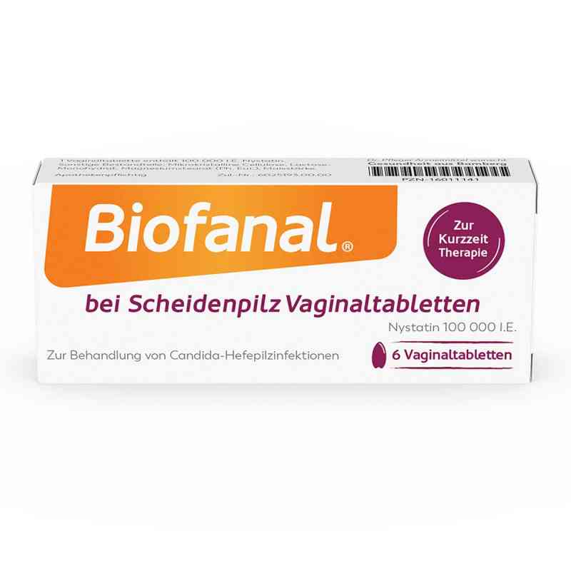 Biofanal bei Scheidenpilz 100 000 I.e. Vaginaltabletten 6 stk