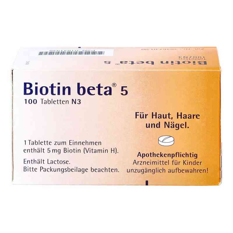 Biotin Beta 5 5mg Tabletten 100 stk online kaufen
